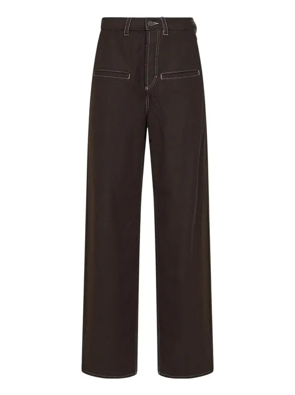 UMA WANG Casual Trousers With Belt Loops - Black