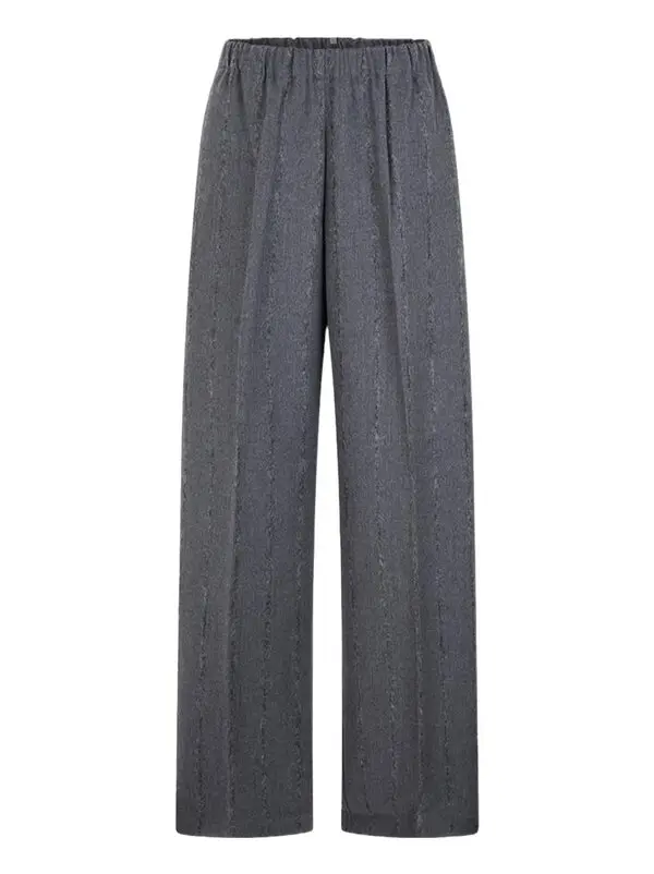 Fabiana Filippi Pleated Straight-leg Trousers - Black