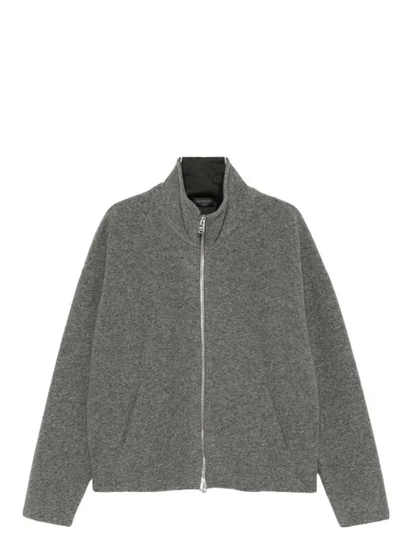 DONDUP Stand-collar Zip-up Casual Jacket - Gray