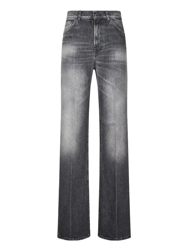 DONDUP Wide-leg Jeans - Black
