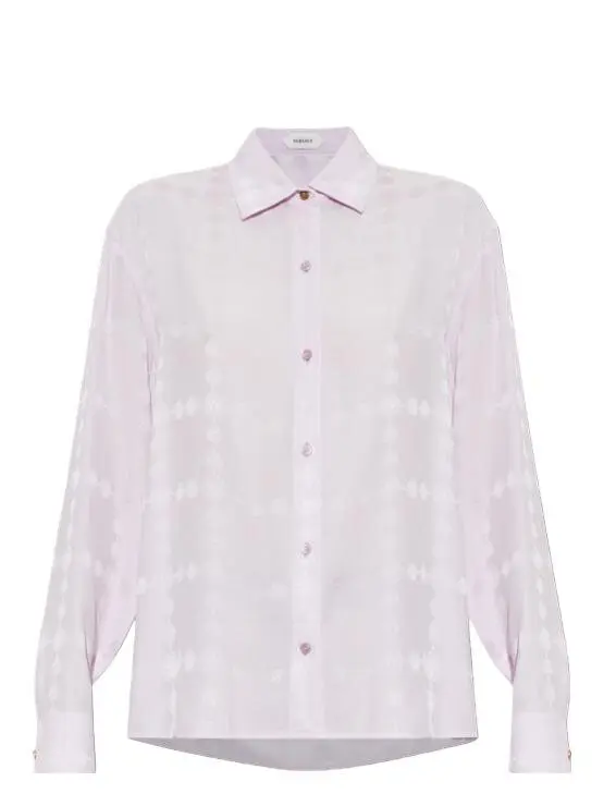 Versace Jacquard Crêpe Satin Shirt - No