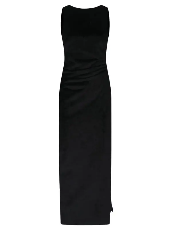 DONDUP Sleeveless Maxi Dress With Ring Detailing - Black