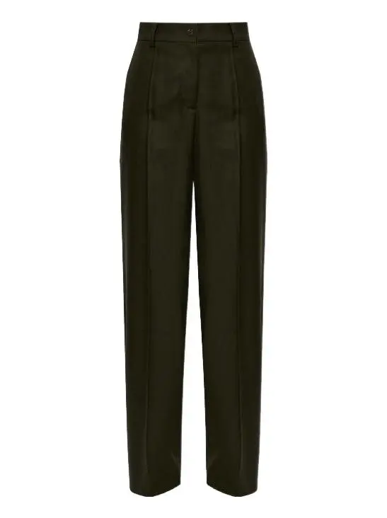 Moncler Casual Trousers With Belt Loops - Green