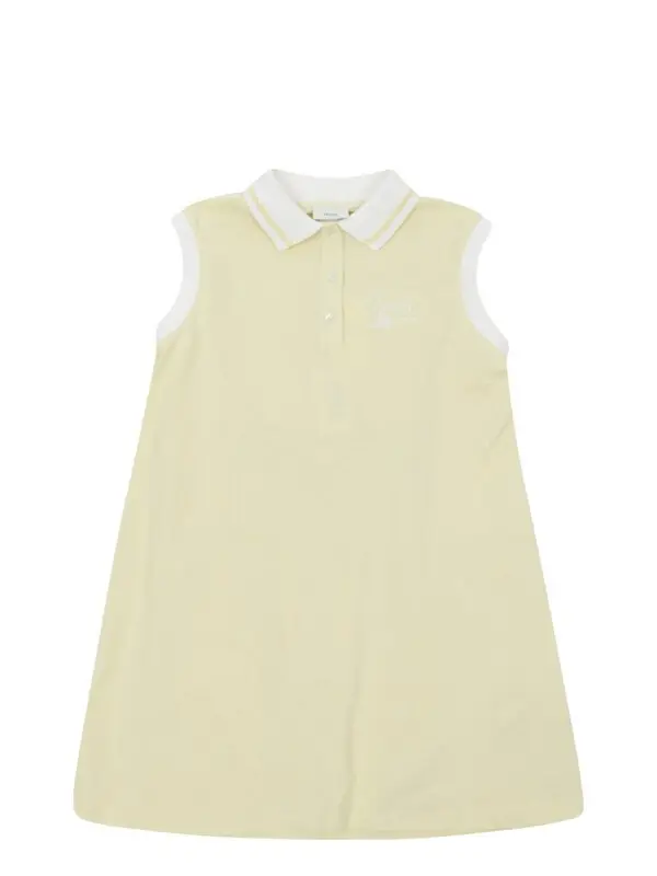 Fendi Sleeveless Polo-collar Dress With Contrasting Trim - No