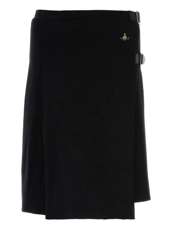VIVIENNE WESTWOOD Alex Kilt Pleated Pants - Black