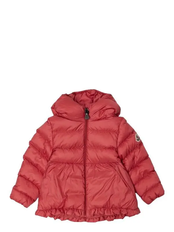 Moncler Long-sleeved Down Jacket - Pink