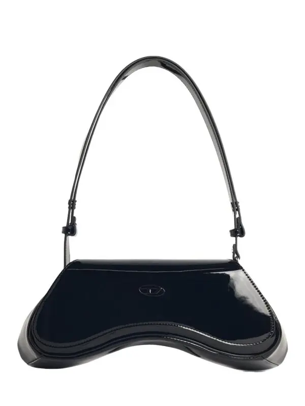 DIESEL® Play Flap Shoulder Bag - Black