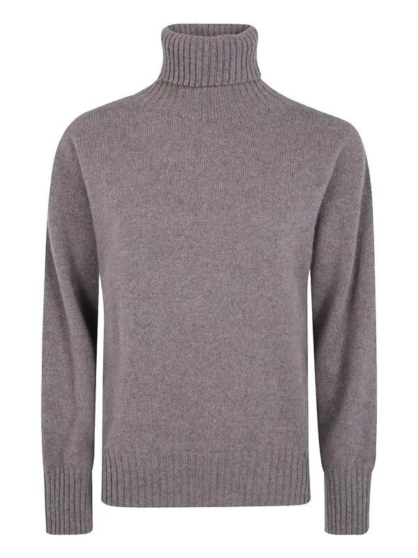 D.exterior Cashmere Turtleneck Knitted Sweater - No