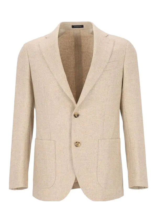 AL DUCA DAOSTA 1902 Long-sleeve Blazer - Beige