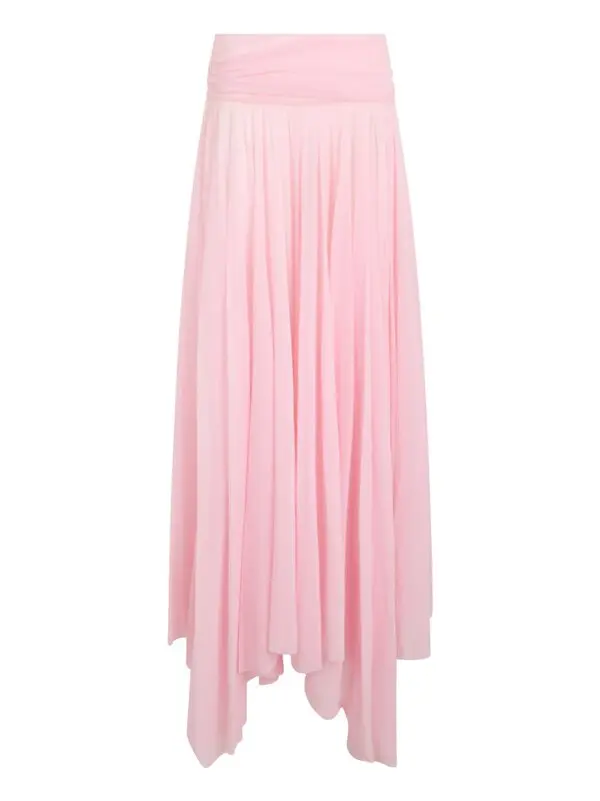 Philosophy Di Lorenzo Serafini High-waisted Draped Maxi Skirt - Pink