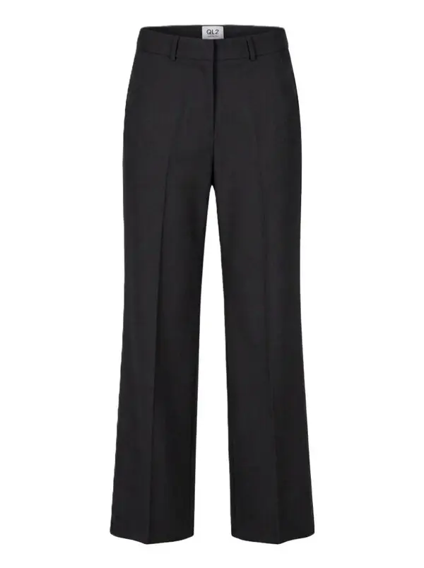 QL2 QUELLEDUE Tailored Trousers With Belt Loops - No