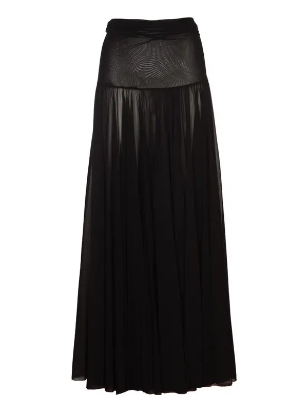 Philosophy Di Lorenzo Serafini Pleated Maxi Skirt - Black