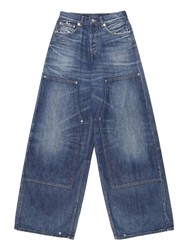 HAIKURE Legacy Wide-leg Jeans - Blue