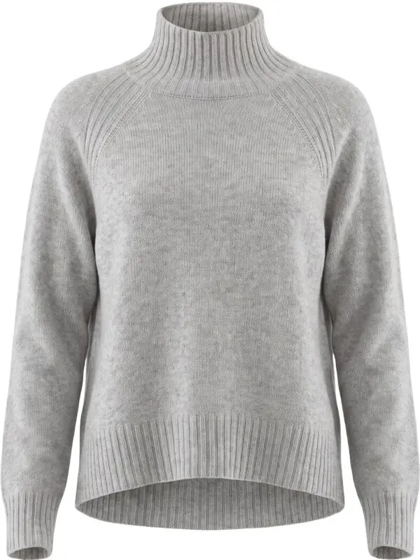 DONDUP Raglan Sleeve Wool Sweater - Grey