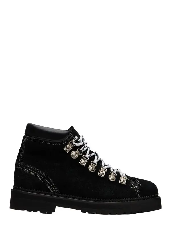 TOGA VIRILIS Lace-up Ankle Boots - Black