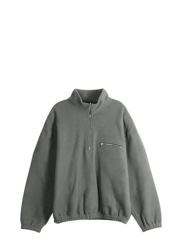 RIER Half-zipped High Neck Sweatshirt - No