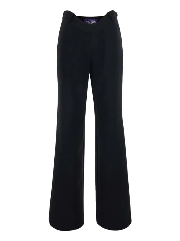 JEAN PAUL GAULTIER High-waisted Trousers - Black
