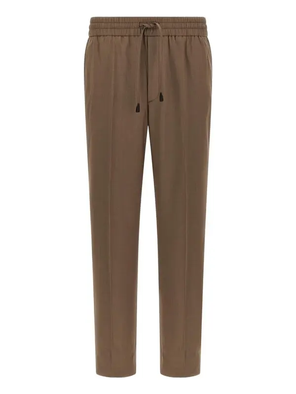 Brioni Asolo Drawstring Trousers - Brown