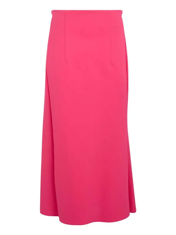 Philosophy Di Lorenzo Serafini High-waisted A-line Midi Skirt - Pink
