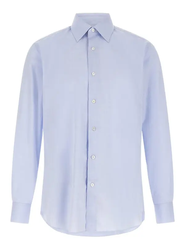 Brioni Clark Classic Shirt - Light Blue