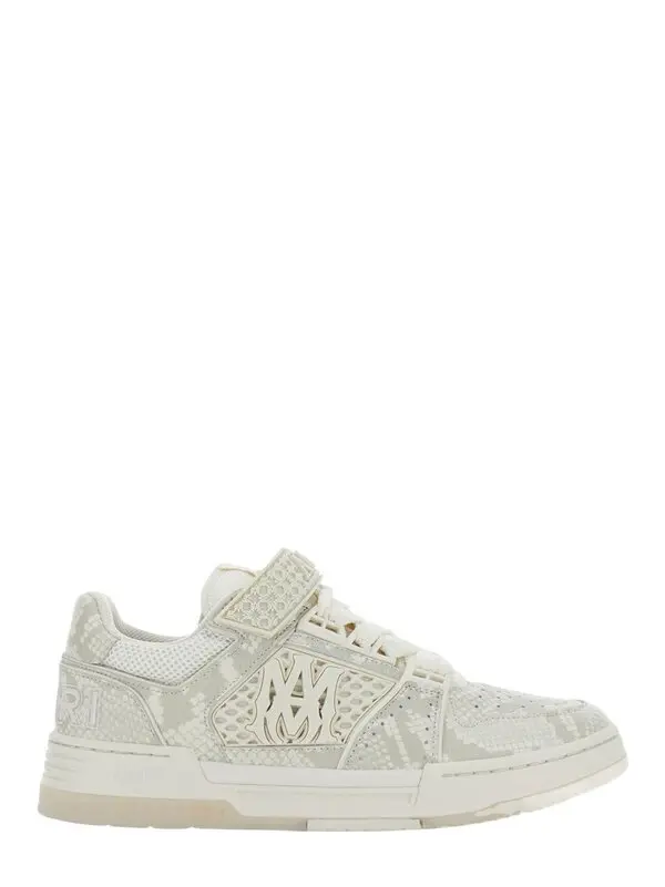 Amiri Monogram Strap Low-top Sneakers - Beige