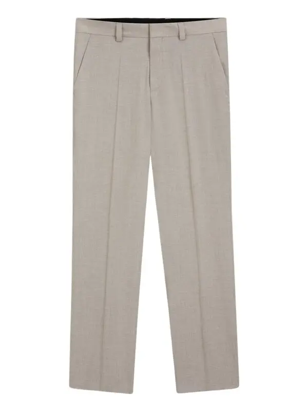Hugo Boss Belt Loop Tailored Trousers - Beige