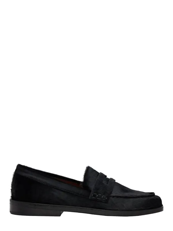 Marsèll Moccasin Loafers With Openwork Buckle And Chunky Heel - Black