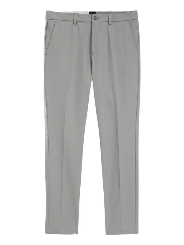 Hugo Boss Casual Trousers With Belt Loops - Light Gray