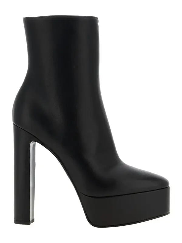LE SILLA Nora Platform Ankle Boots - Black