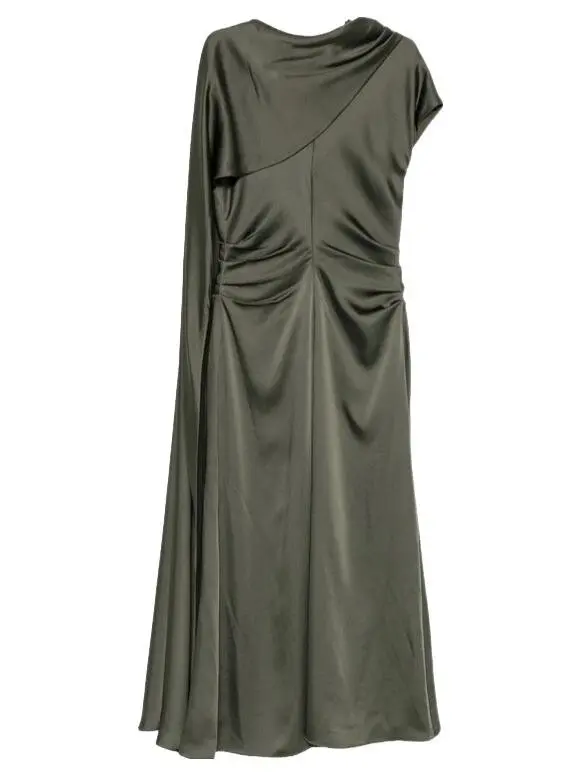 Simkhai Draped Scarf Dress - Green