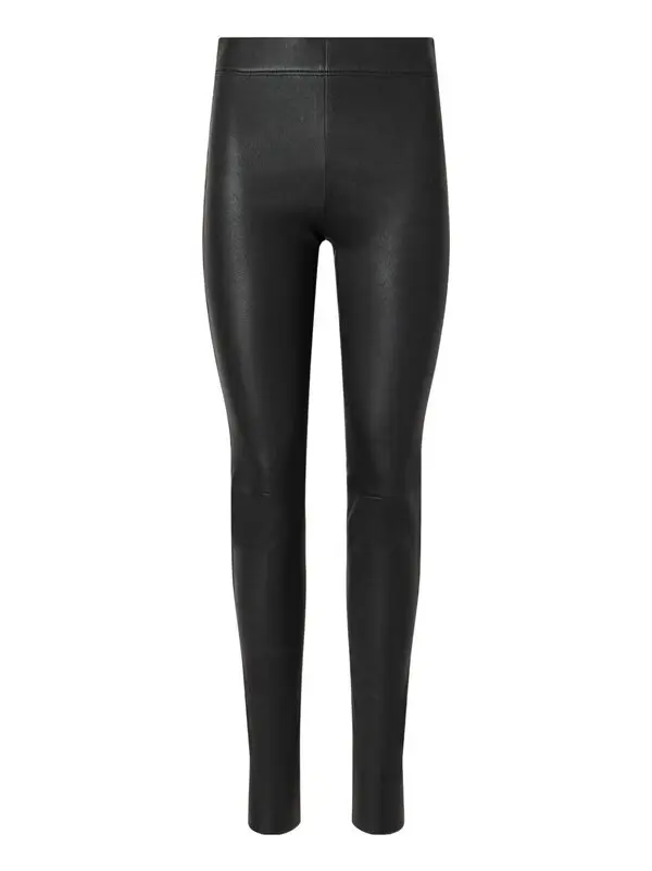 JOSEPH Slim-fit Leather Leggings - Black