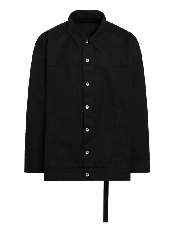 Rick Owens Jumbo Worker Jacket - Black