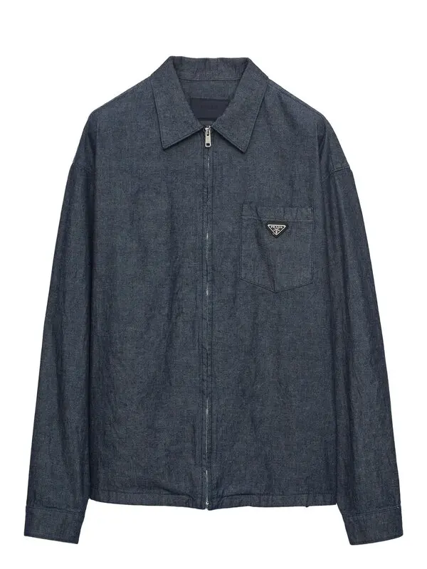 Prada Chambray Shirt - Blue