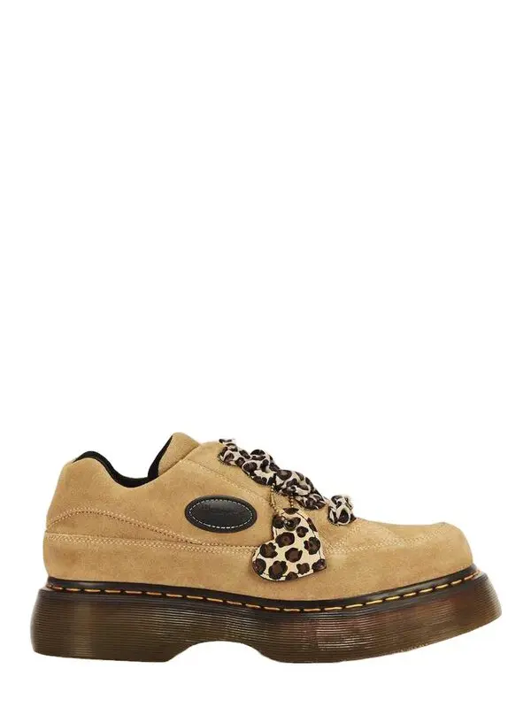 Dr. Martens Buzz Eye Bronx Suede Lace Up Shoes - Tan