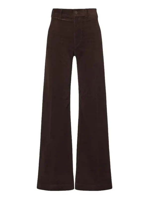 Polo Ralph Lauren Cotton Corduroy Flared Trousers - Brown