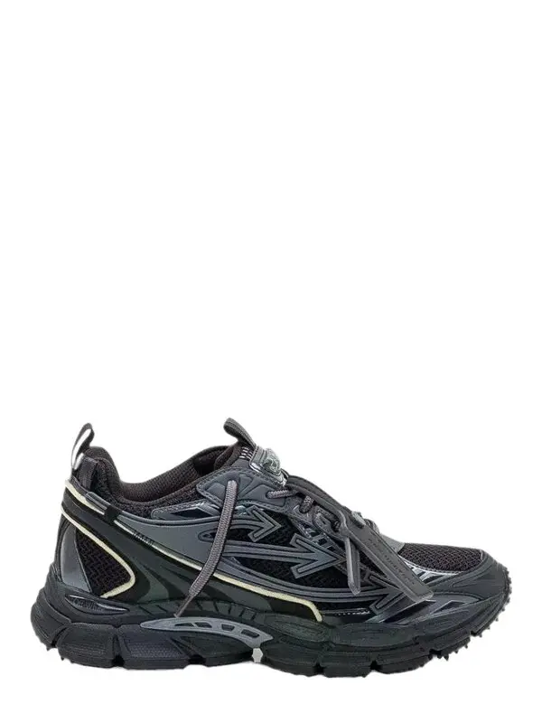 Off-White Be Right Back" Sneakers With Signature Arrows Motif - Black