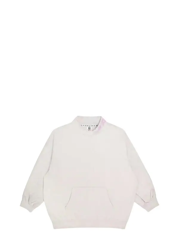 AAPE BY *A BATHING APE Logo-embossed Sweatshirt - Neutrals