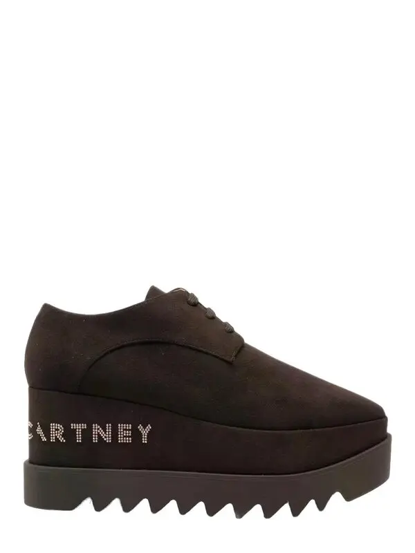 Stella McCartney Elyse Studded Derby Shoes - Brown