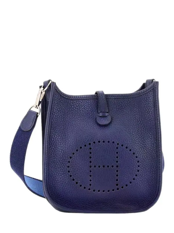 Hermès Evelyne Iii Clemence Tpm Crossbody Bag - Blue