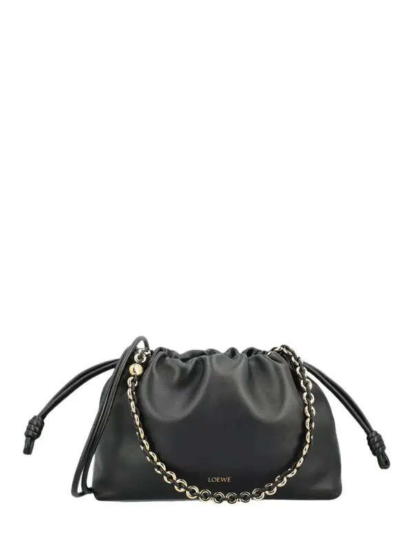 Loewe Medium Flamenco Chain Backpack - Black