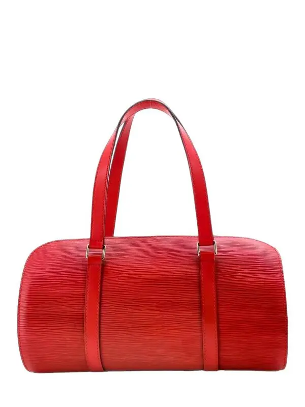 LOUIS VUITTON Soufflot Epi Leather Handbag - Red