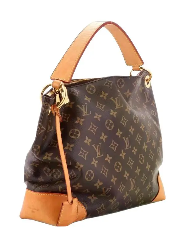 LOUIS VUITTON Monogram Canvas Pm Hobo Bag - Brown