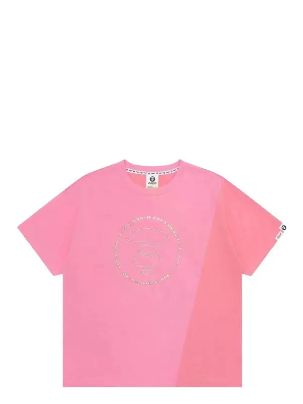 AAPE BY *A BATHING APE Moonface Embellished T-shirt - Pink