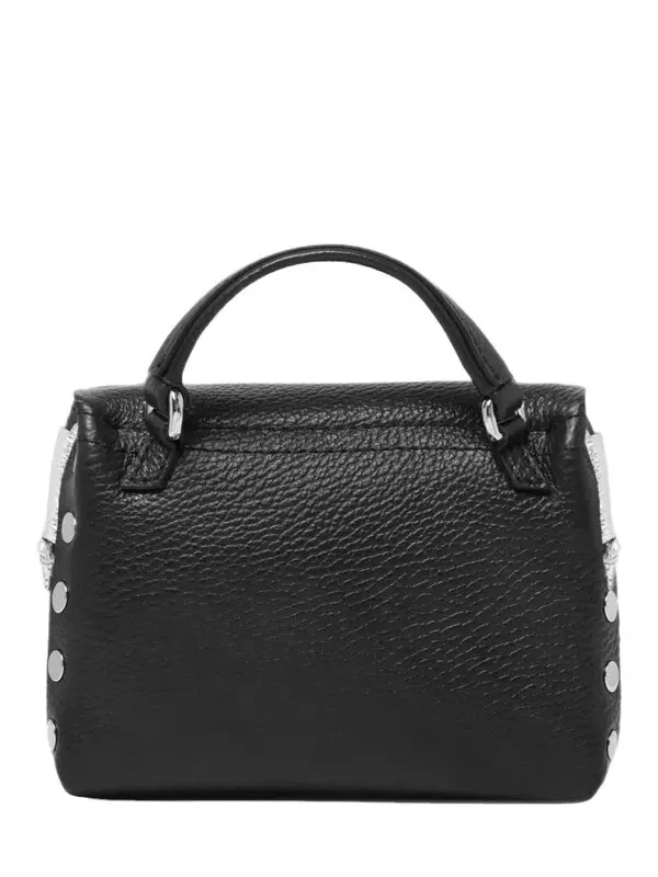ZANELLATO Baby Postina Pebbled-leather Mini Bag - Black