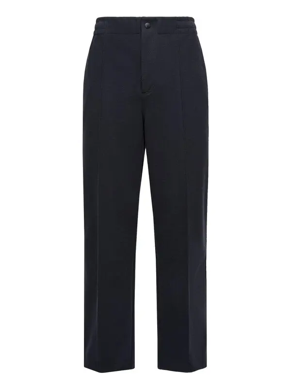 Moncler Embossed Logo Sweatpants - Blue