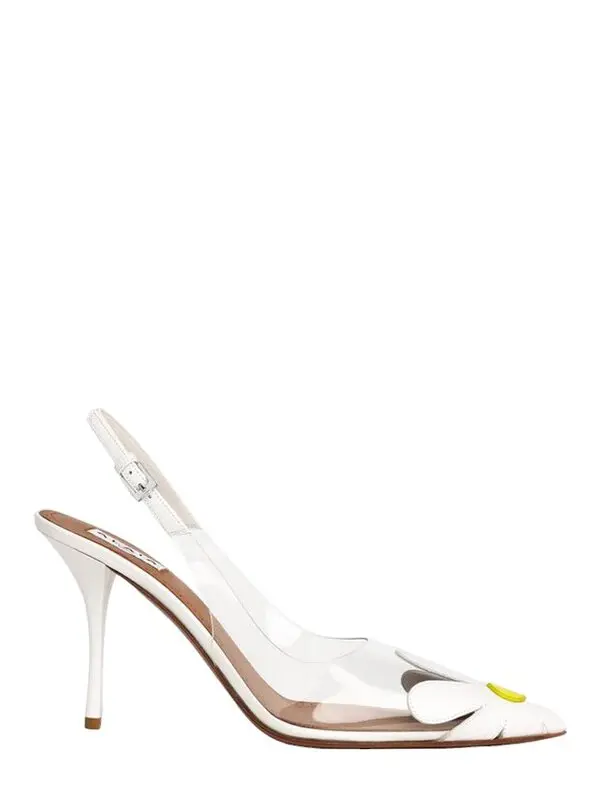 ALAÃA Alaïa Bloom Slingback Pumps - Neutral