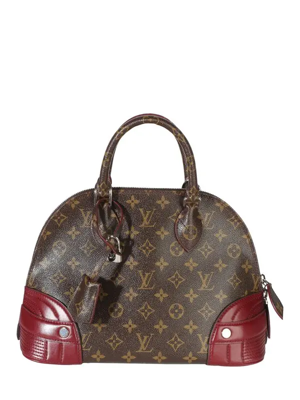 LOUIS VUITTON Monogram Shine Canvas Alma Pm Shoulder Bag - Brown