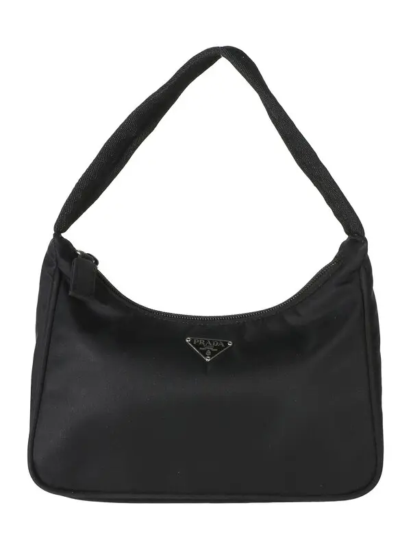 Prada Vintage Tessuto Sport Hobo Bag - Black