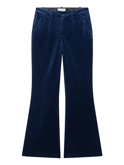 Zadig&Voltaire Prevy Velvet Trousers - Marine