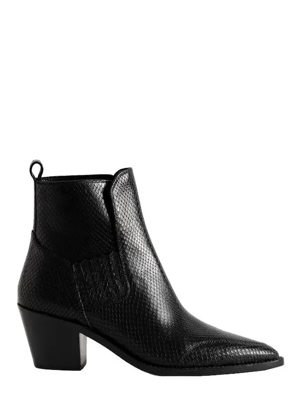 Zadig&Voltaire Tyler Soft Wild Ankle Boots - Black